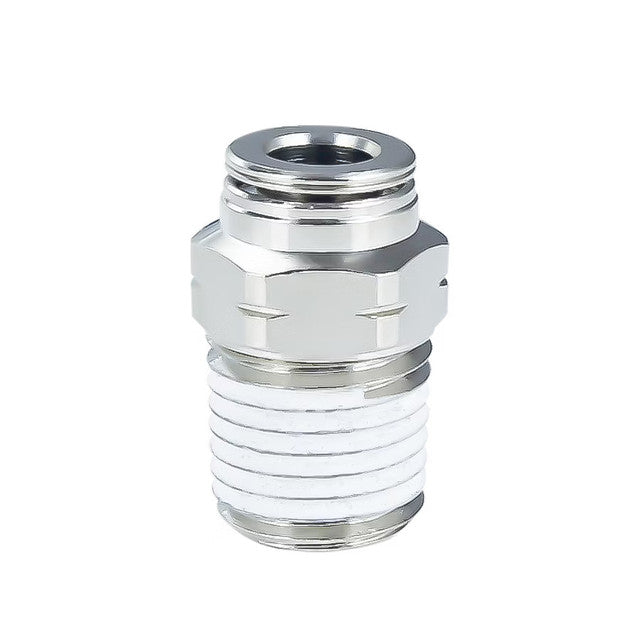 Metal Push to Connect Fittings - Taper Straight 1/4"x3/8npt ...